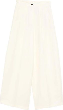 Liviana Conti Femme, Pantalons, Beige, Taille: 36 FR Wide Pantalons