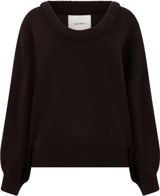 Lisa Yang Oversized Kaschmir Pullover - - Knitwear - Damen - Braun - S