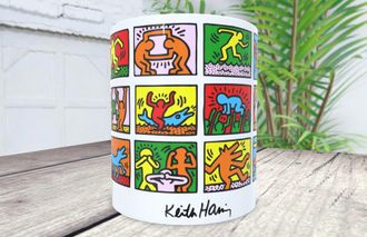 Generico Kunstbecher - Haring - Kunstlinie - Kunstliebhaber