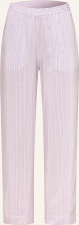 Zimmerli Schlafhose Feminine Stripes lila