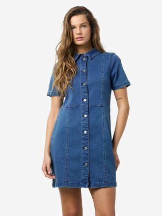 Noisy May Jeanskleid NMNISA S/S SLIM DENIM DRESS VI534MB NOOS