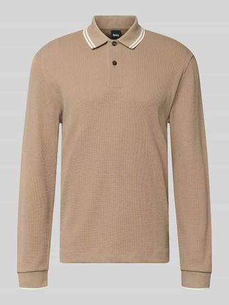 HUGO BOSS Regular Fit Poloshirt aus Baumwoll-Mix Modell H-Pittman 10
