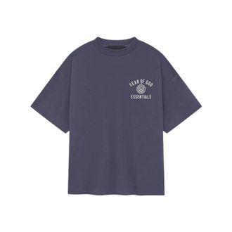 Fear of God Homme, Tops, Gris, Taille: XL Tee essentiel en jersey &agrave; col rond