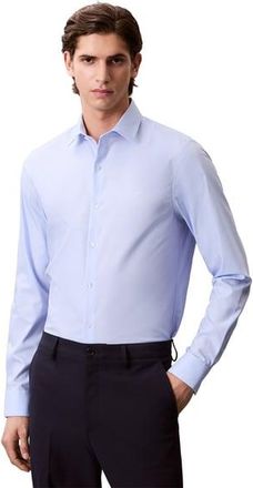 Calvin Klein Chemise slim en coton mélangé