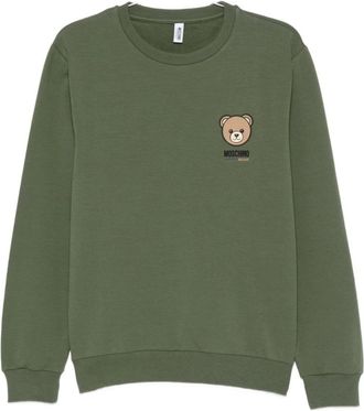 Moschino Homme, Sweatshirts et sweats &agrave; capuche, Vert, Taille: L Teddy Bear SweaT-shirt
