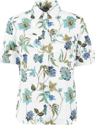 Fay Femme, Chemises, Blanc, Taille: 40 FR Camicia M Corta