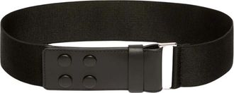 Max Mara Femme, Accessoires, Noir, Taille: M Ceinture &Eacute;lastique en Ruban et Cuir