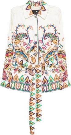 Etro Femme, Vestes, Multicolore, Taille: 38 FR Safari Belted Jacket