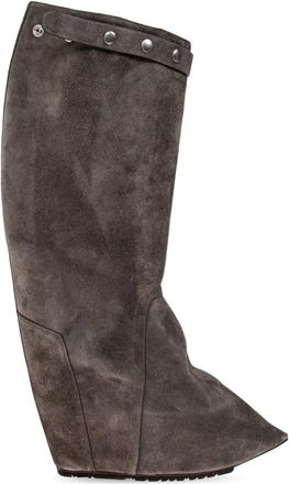 Rick Owens Bottes compens&eacute;es Taconaska - Femme - Chaussures - Gris - Taille: 39 EU