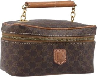 Celine Sac &agrave; main vintage en plastique Pre-owned - Femme - Pre-owned - Brun - Taille: ONE Size