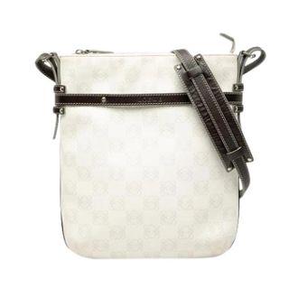 Loewe Pre-owned Canvas Crossbody Bag - - Pre-owned - Damen - Wei&szlig; - ONE SIZE