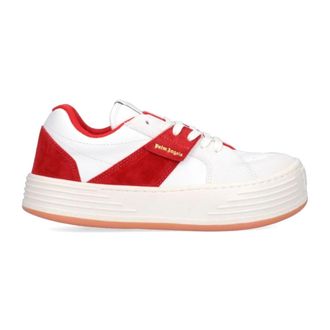 Palm Angels Leather Logo Sneakers - - Shoes - Damen - Mehrfarbig - 42 EU