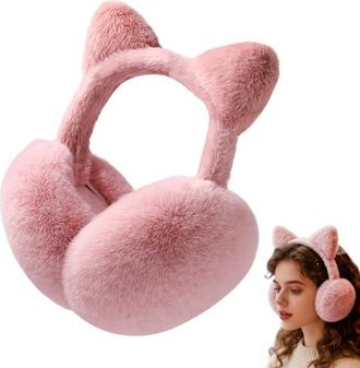 Generico Cache-oreilles pour femme | Chaud anti-vent | Cache-oreilles poilu pour femme Chauffe-oreilles - Pour cyclisme, d&eacute;placements, ski, sports ext&eacute;rieurs, 