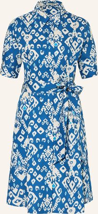 Lilienfels Lilienfels Hemdblusenkleid blau