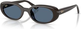 Ray-Ban Rb4441d Year Of The Horse Edition Sonnenbrillen Full Dunkelbraun Fassung Blau Glas 53-21