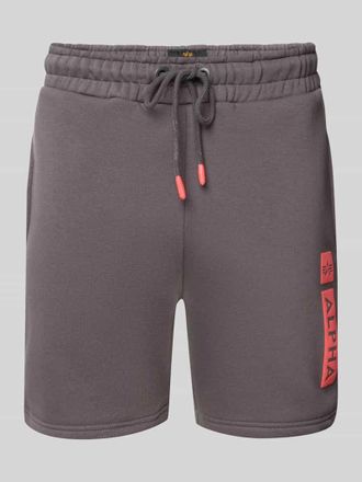Alpha Industries Sweatshorts mit elastischem Bund und Tunnelzug