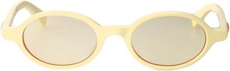 Bottega Veneta unisex, Accessoires, Beige, Taille: 47 MM Lunettes de soleil Pantos