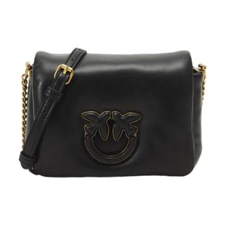 Pinko Pinko, Femme, Sacs, Noir, Taille: ONE Size Baby Love Click Puff Bag