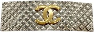 Chanel Pre-owned Vintage Barrette - Femme - Pre-owned - Gris - Taille: ONE Size