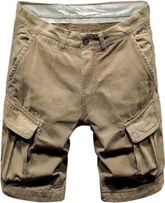 Generic 2026 Pantalon cargo pour homme Pantalon de jogging Salopette fonctionnelle Old Quarter, kaki, XXL