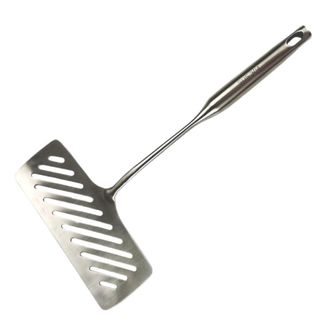 NUOBESTY Fischspatel Edelstahl Hitzebest&auml;ndig Robuster Pfannenwender Schlitzspatel Zum Wenden Von Fisch Steak F&uuml;r K&uuml;che Sp&uuml;lmaschinengeeignet Praktischer K&uuml;che