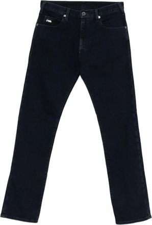 Emporio Armani Homme, Jeans, Bleu, Taille: W34 Jean en denim D&eacute;lavage Fonc&eacute;