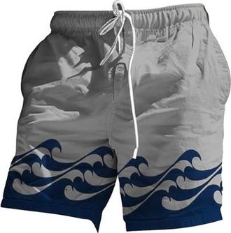 Generic Short de bain l&eacute;ger &agrave; s&eacute;chage rapide pour homme, gris, XXL