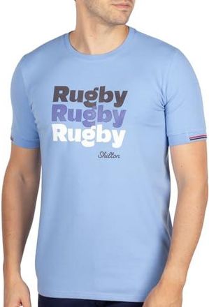 Shilton T-Shirt Triple Rugby Homme M/Ciel
