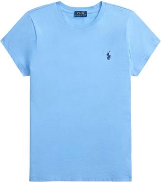 Polo Ralph Lauren Femme, Tops, Bleu, Taille: 36 FR T-shirt Coupe Classique