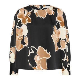 Inwear Black Sketch Flower - 90001314 - Femme - Blouses et Chemises - Multicolore - Taille: 40 FR