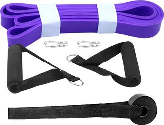 Generico Fitnessb&auml;nder, Widerstands-Set, elastische Latex-&Uuml;bungsb&auml;nder, elastisches Band f&uuml;r Muskeltraining, Fitness, K&ouml;rperdehnung, Unisex im Fitnessstudio un