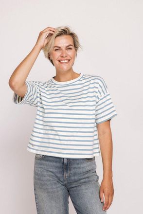 Zhrill Rundhalsshirt ZHGADY Ringel Shirt in Ringel-Optik