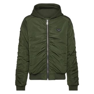Philipp Plein Gepolsterte Nylonjacke - - Jackets - Herren - Gr&uuml;n - L