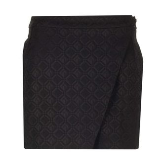 Marine Serre Moon Diamant Minirock - - Skirts - Damen - Schwarzk - M