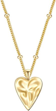 Glanzst&uuml;cke M&uuml;nchen Halskette - Sterling Silber Halskette Herz - Gr. unisize - in Gold - f&uuml;r Damen