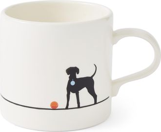 Portmeirion Tasse Meirion Silhouette Hund Einzeltasse