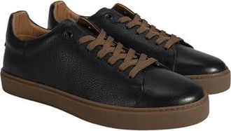 Desa Mocassins en Cuir Man - Fermeture &agrave; Lacets, Talon Plat, Respirants | Bleu fonc&eacute; - 40