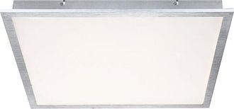 Globo Lighting Plafonnier plafonnier lampe de salon panneau en saillie lampe de bureau lampe détude, carré, led 12,3W 2500Lm blanc chaud, LxPxH 60x60x6cm