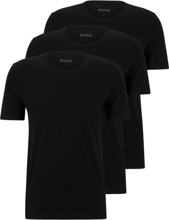 BOSS T-Shirt Rundhals BOSS ONE (Packung, 3-tlg., 3er-Pack) mit dezentem BOSS Logo-Print