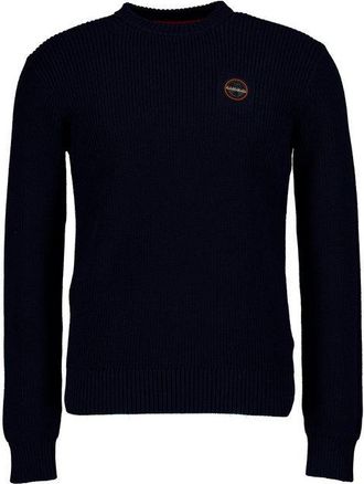 Napapijri Herren Pullover blau unifarben