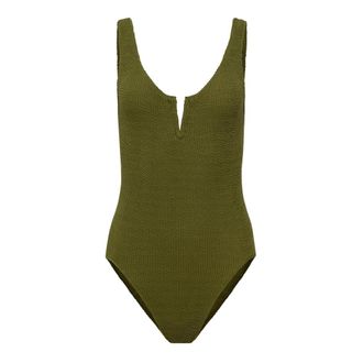 Sorbet Island Ava Einteiliger Badeanzug - - Swimwear - Damen - Gr&uuml;n - ONE SIZE