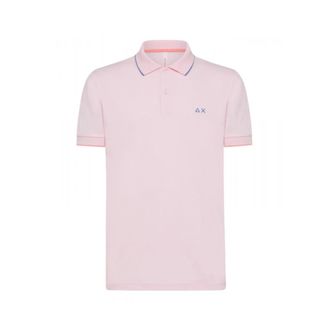 Sun 68 Schlanker Kragen Polo Shirt Hellrosa - - Tops - Herren - Rosa - 2XL