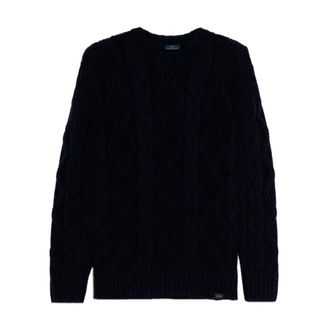 Paul & Shark Round-Neck Strickwaren - - Knitwear - Herren - Blau - XL