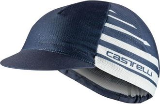 Castelli Castelli Classico Cap Chapeau de Cyclisme, Belgian Blue/Silver GRIY, Taille Unique Mixte