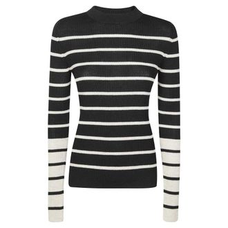 8pm Maglia Oversize Bacchetta Arabesque - - Knitwear - Damen - Schwarzk - L