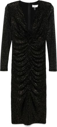 Nissa Gepunktetes T&uuml;llkleid - Schwarz