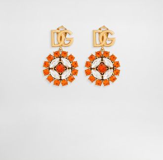 Dolce & Gabbana Clip-ohrringe Mit Strass - Frau Bijoux Gold Metall Onesize