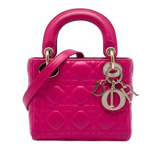 Dior Mini Lady Bag Pre-owned - Femme - Pre-owned - Rose - Taille: ONE Size