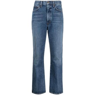 A Gold E Femme, Jeans, Bleu, Taille: W28 Jean Droit Taille Pinch
