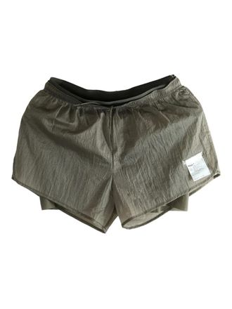 SATISFY Rippy 3 double-layer shorts - Gris
